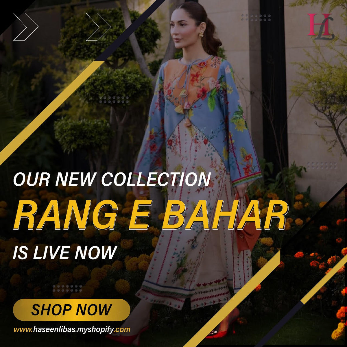 RANG-E-BAHAR COLLECTION – Haseen Libas
